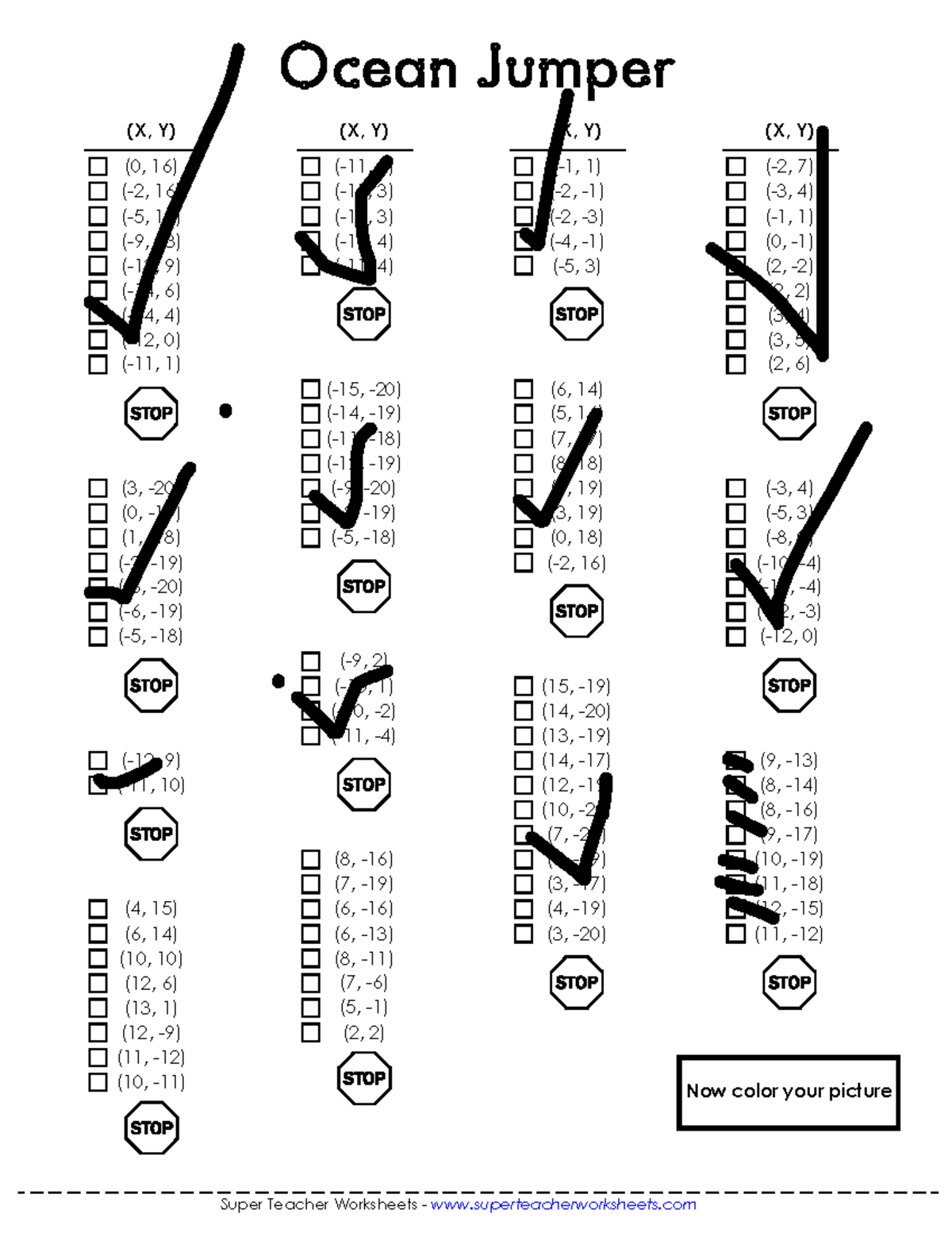 Graph Art: Dolphin - Daylan Elibox (X, Y) Coordinates - Studocu