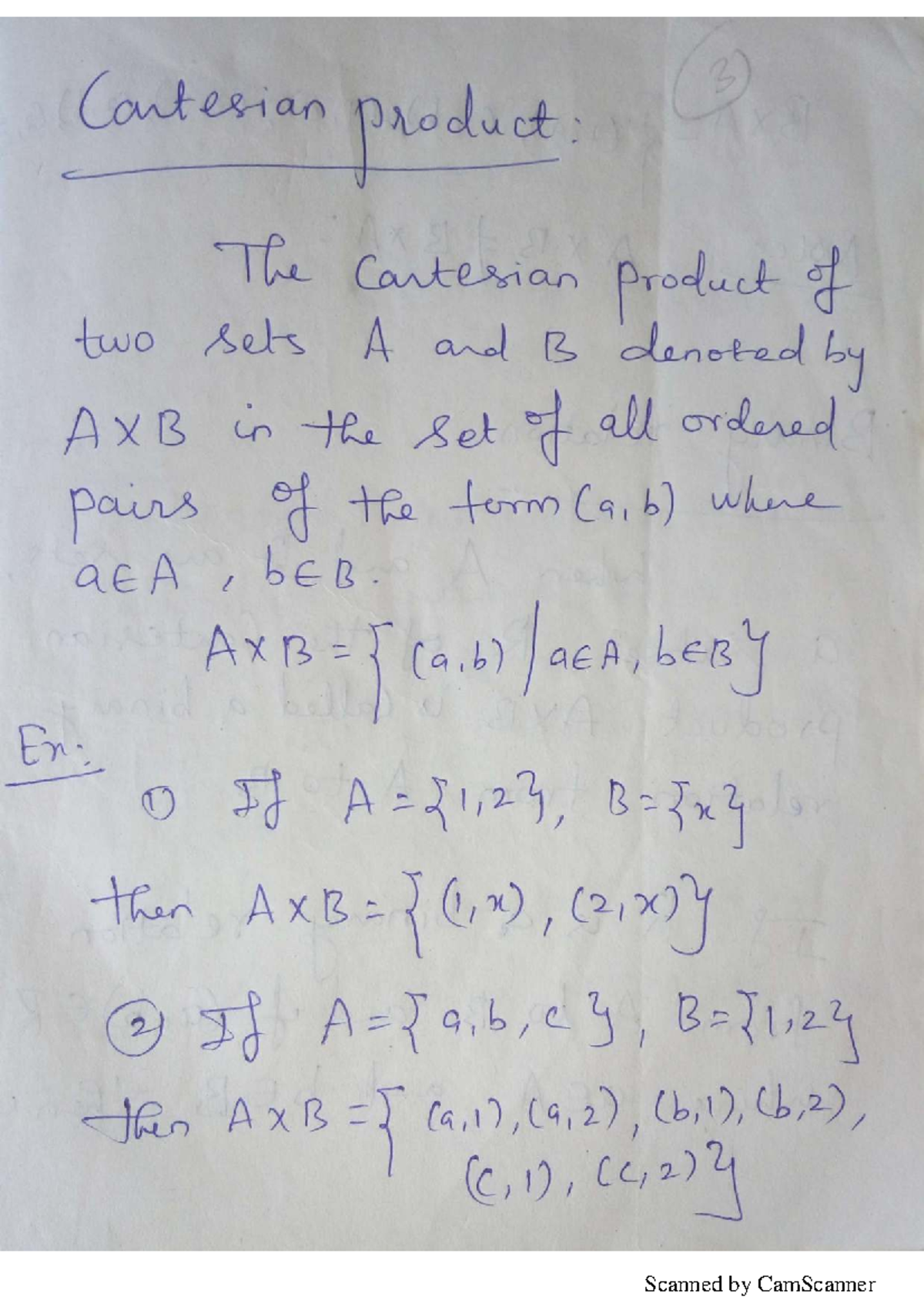 Lattices 1: Notes on Cartesian Products and Binary Relations - Studocu