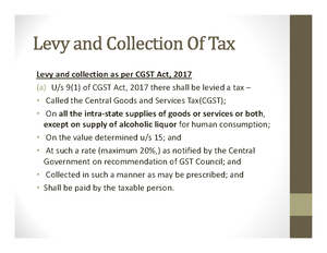 GST Registration - Notes - Chapter - Registration under GST ...