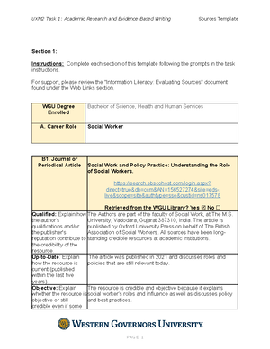 [Solved] UXM3 UXM3 Task 1 Academic Research and EvidenceBased Writing - Learning Strategies in ...
