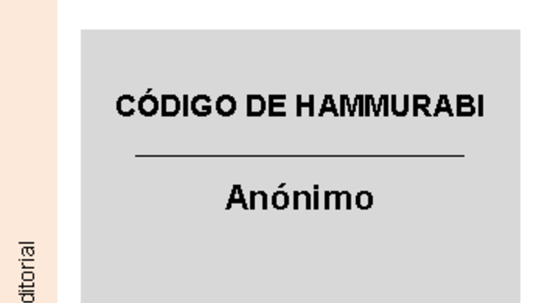 Código de Hammurabi - Apuntes de Estudio - Studocu