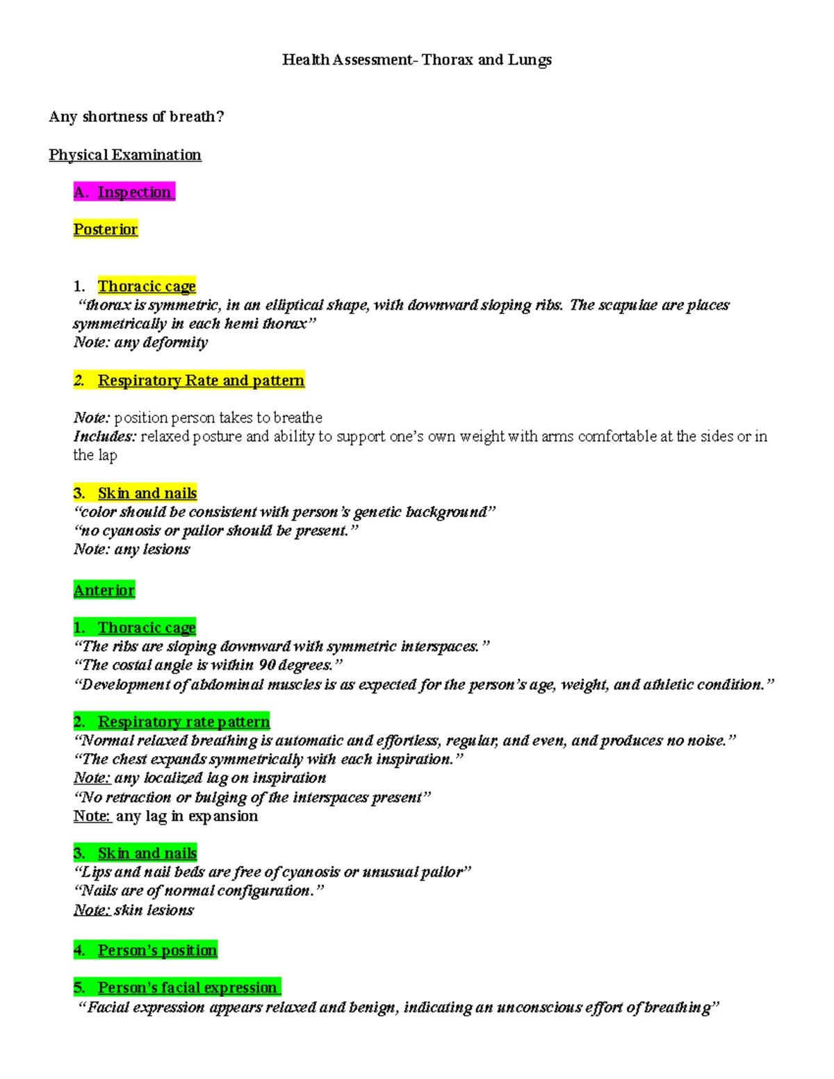 Ears Script - Nursing Health Assessment Ears Physical Examination for ...