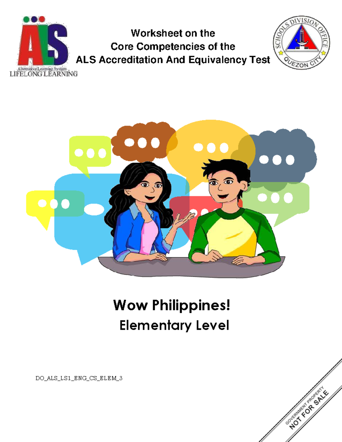 Worksheet on Core Competencies for ALS Accreditation Test - Studocu