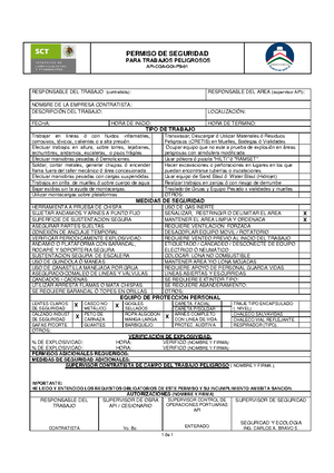 AST Pemex - Ejemplos de AST - Subdirección: (1) Gerencia/Activo/Unidad ...
