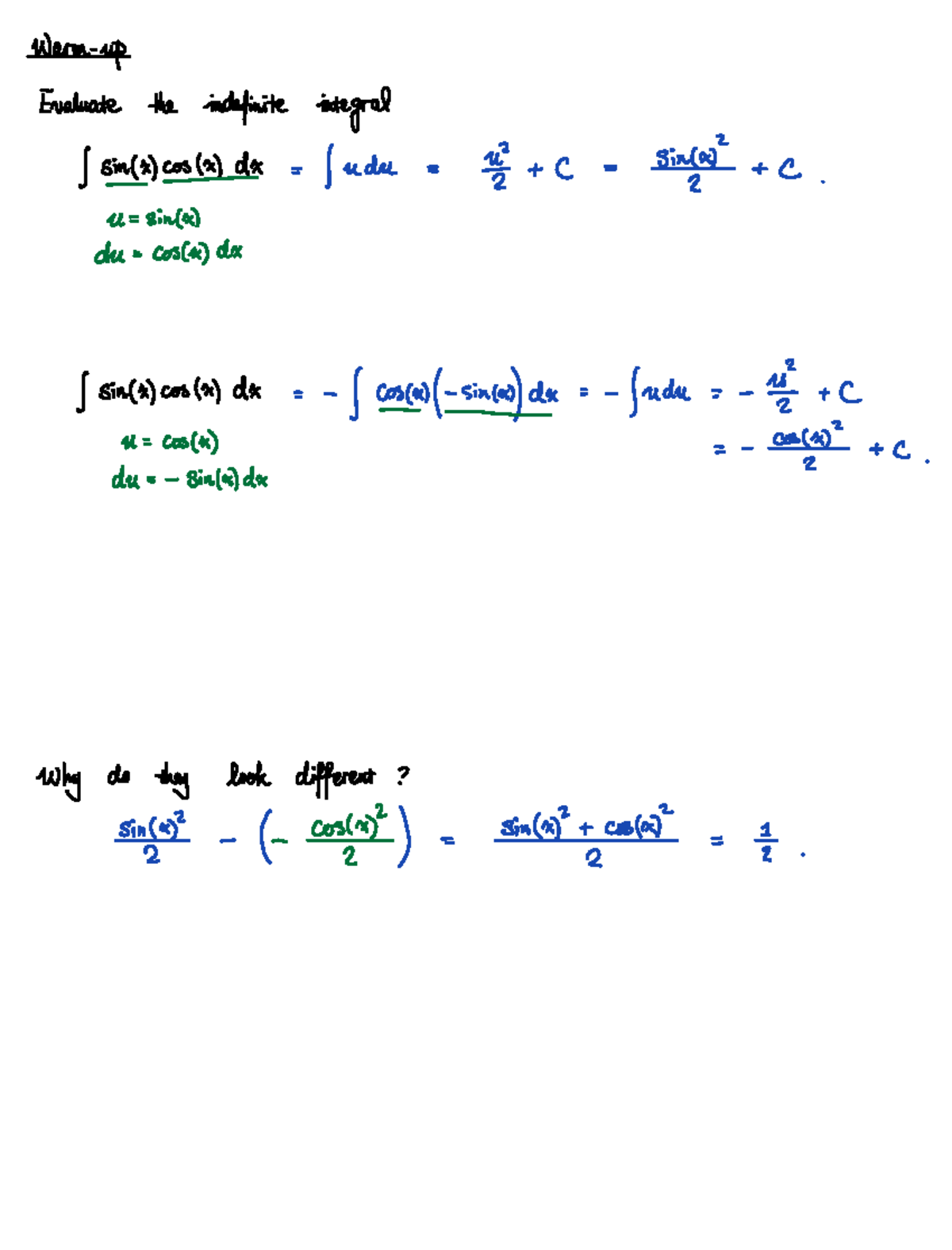 Calculus 101: Techniques for Integrating Trigonometric Functions - Studocu