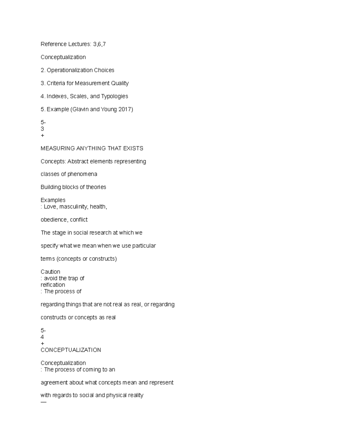 Socpsy 2K03 Survey Assignment: Conceptualization & Measurement ...