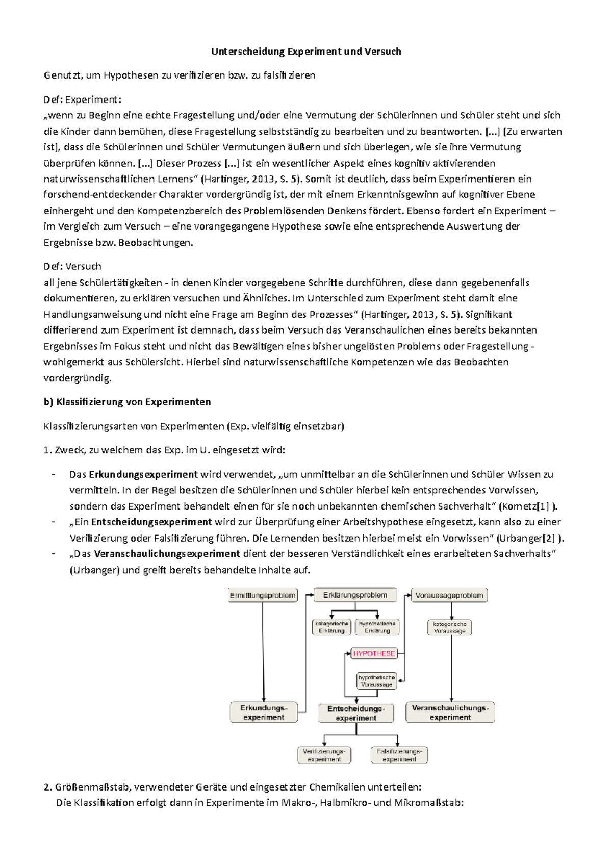 Experimentv Versuch - Unterscheidung Experiment und Versuch Genutzt, um ...