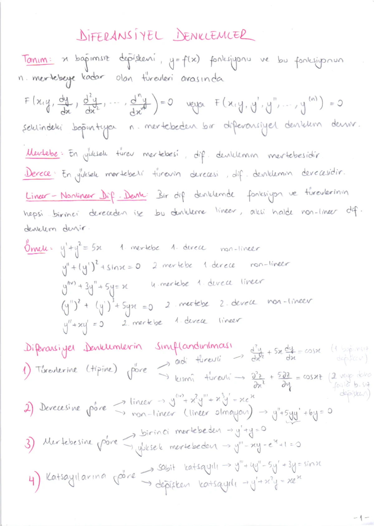 Differential Equations Notes (Merged 61-70) for Course T2 - Studocu