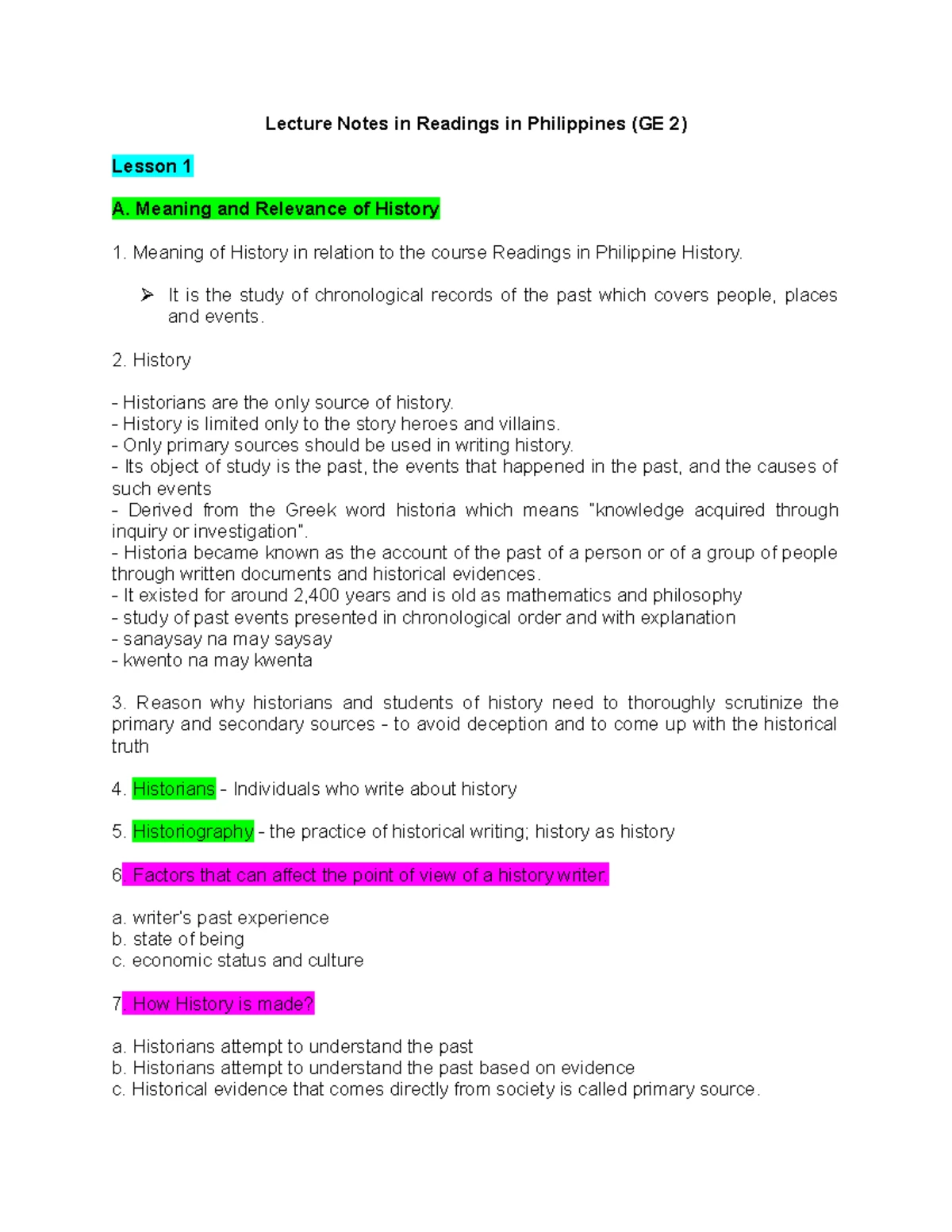 Raiders of the Sulu Sea Written Report - Study Guide in GE2 – Readings in the Philippine History ...