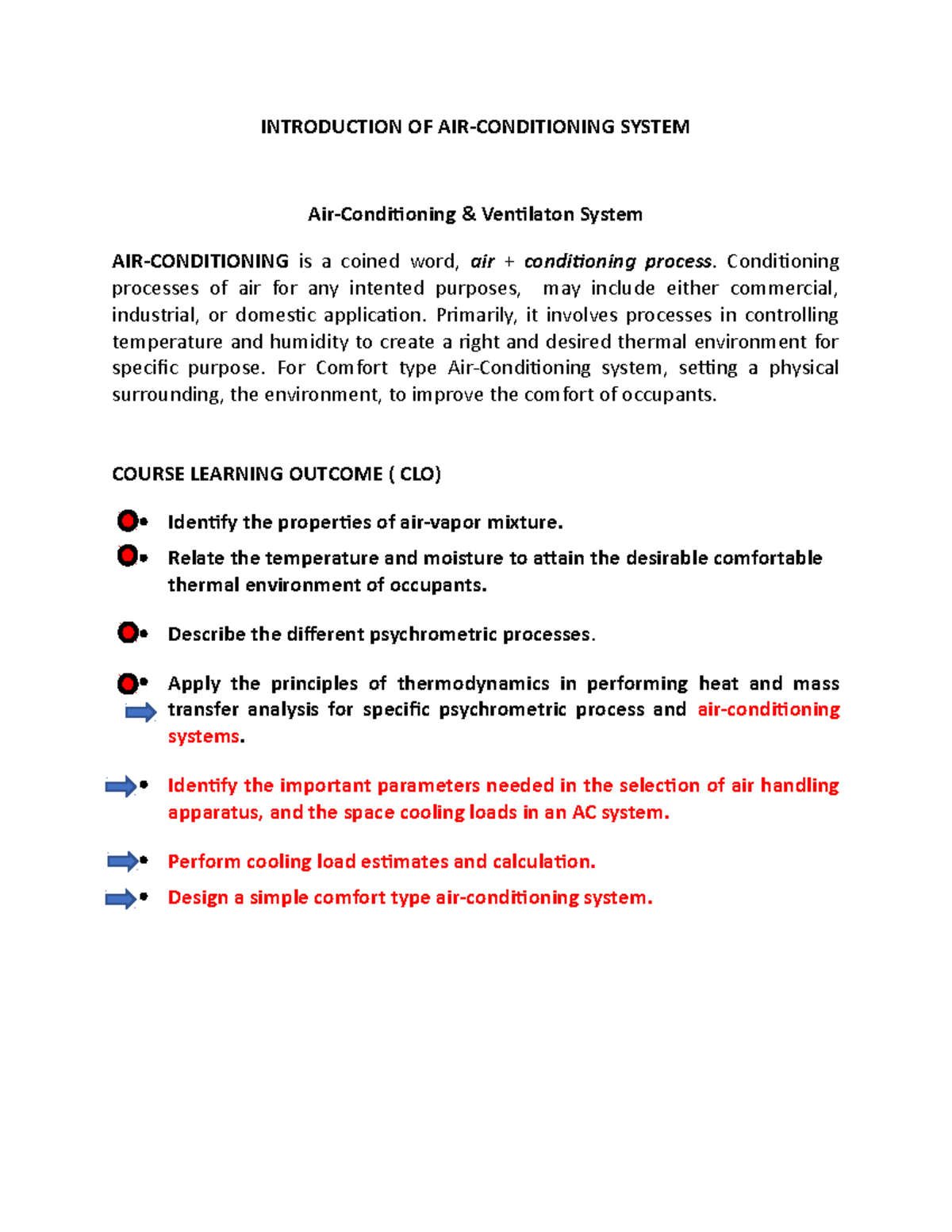 Session 14 (A)- Intro Aircond System - INTRODUCTION OF AIR-CONDITIONING ...