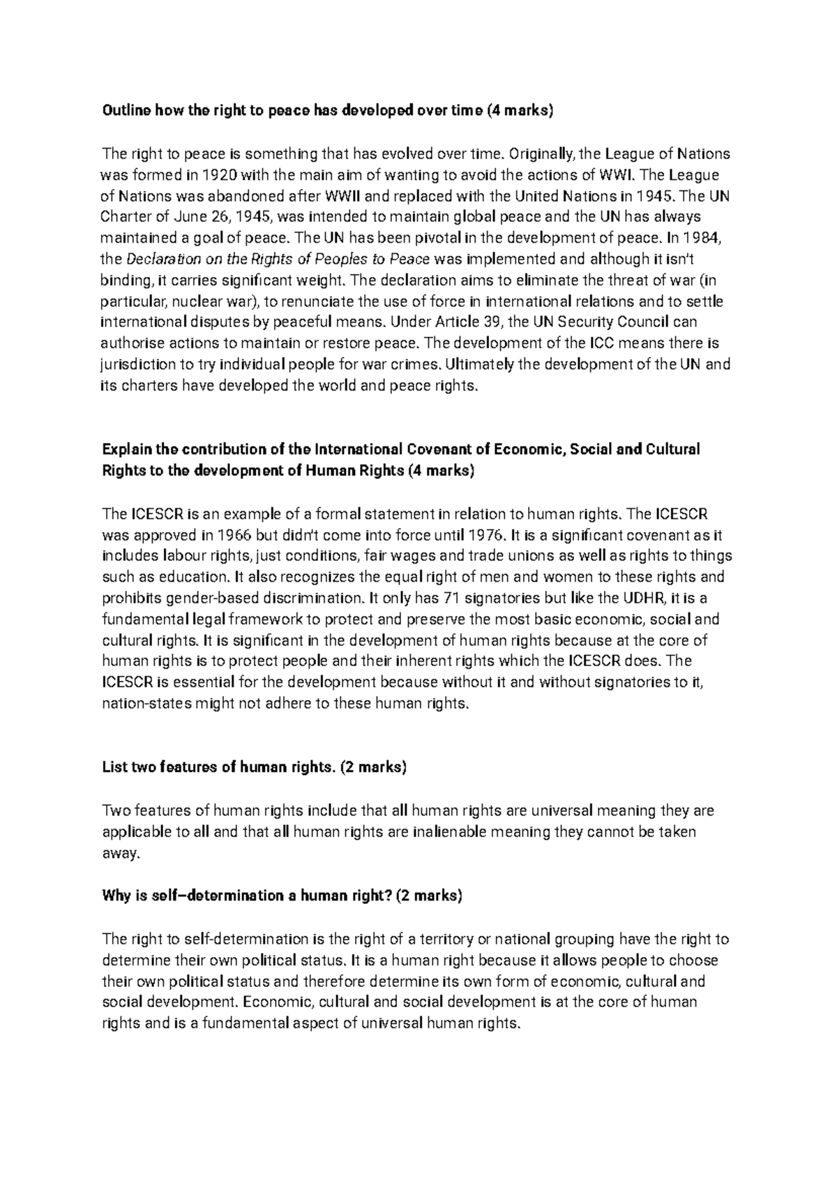 Human Rights Development: Key Concepts & Australian Protections (HR101 ...