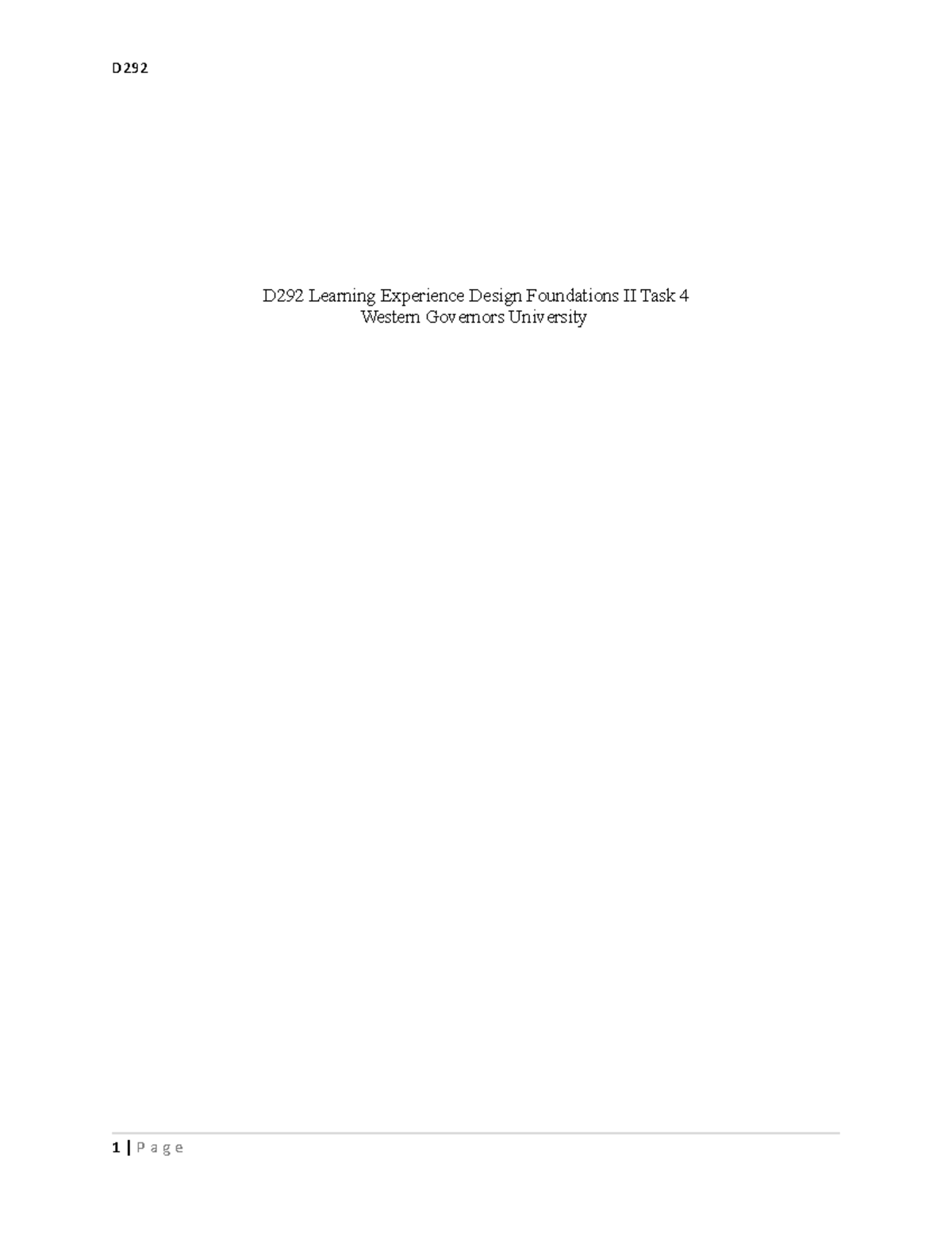 D292 Usability Test Plan for QVR Virtual Collaboration eLearning - Studocu