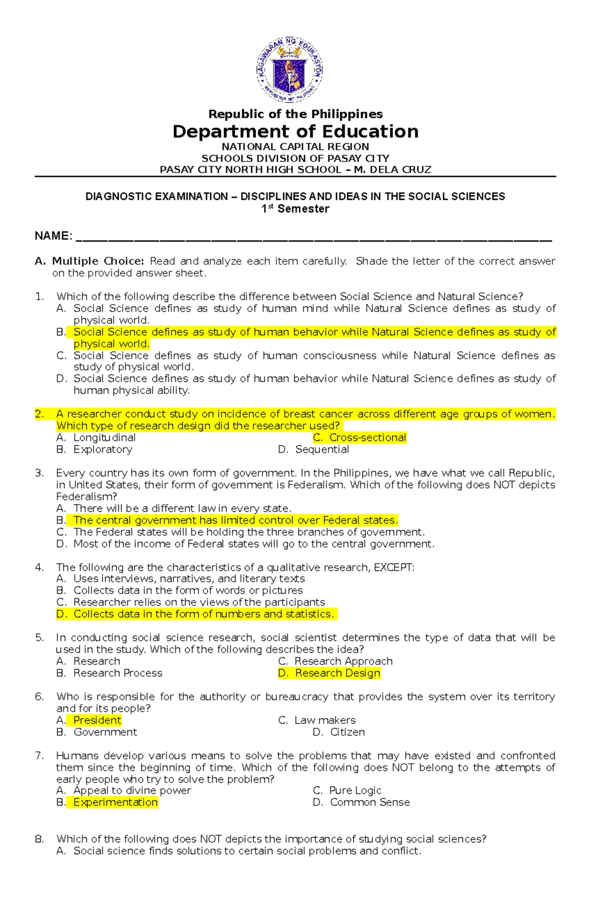 MOA-PNP-Request Letter for Guard-Barangay - Department of Education ...