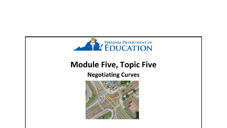 Module 5topic 5 - Drivers Education Booklet Answers - You do not have ...