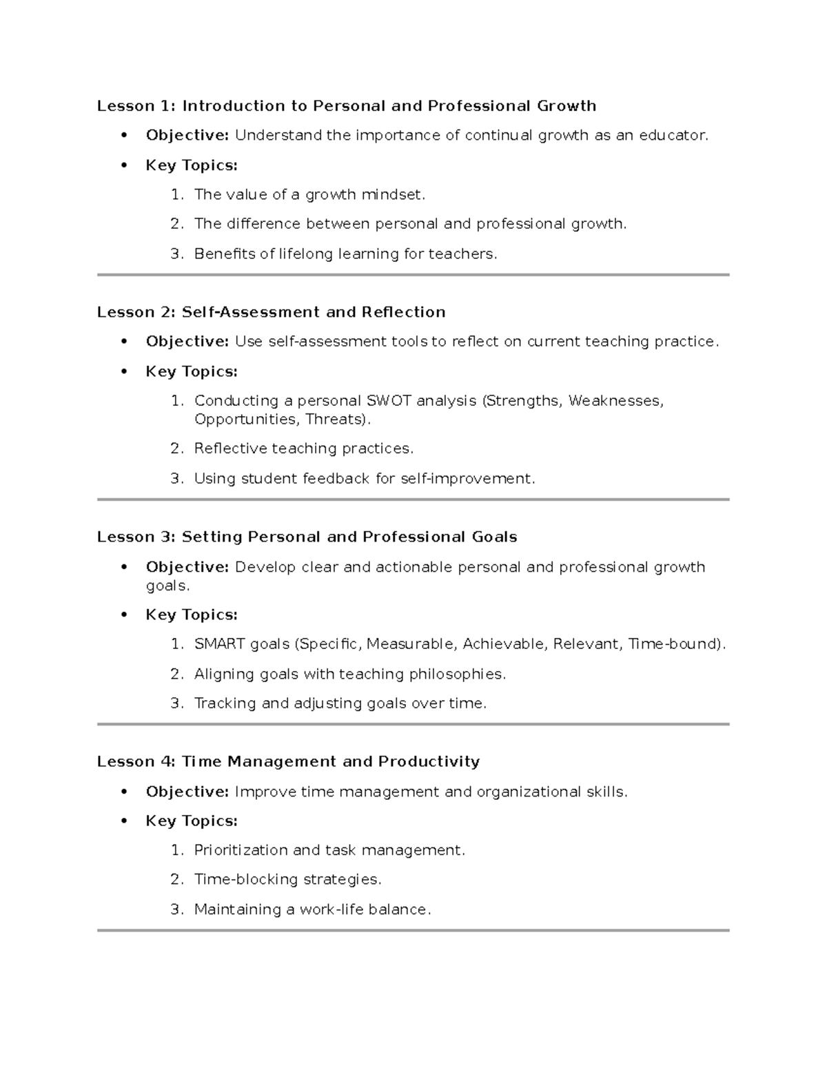 Personal & Professional Growth Strategies for Teachers: A Comprehensive ...