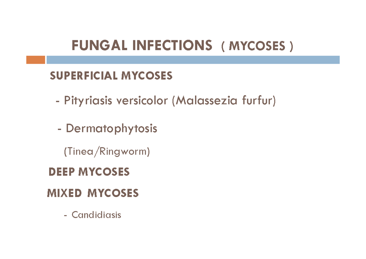 Hair-scalp-disorders - FUNGAL INFECTIONS ( MYCOSES ) SUPERFICIAL ...