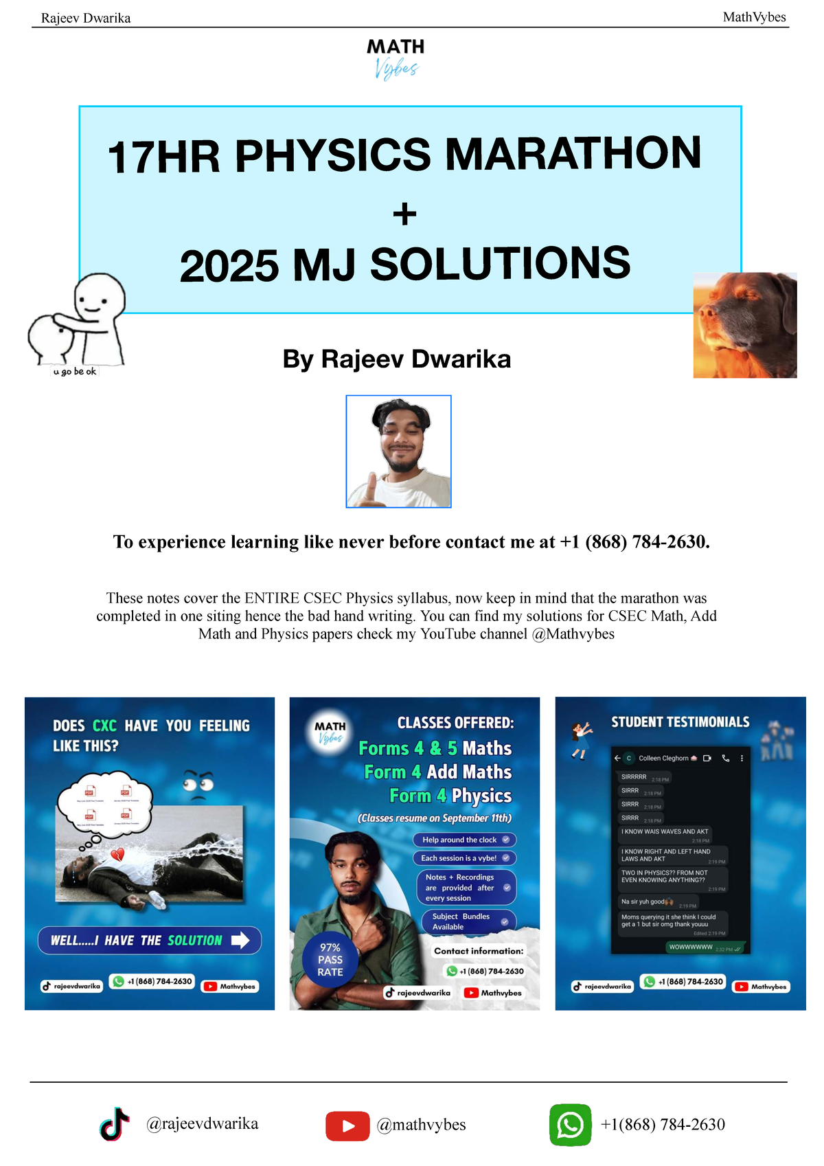 17HR Physics Marathon 2025: Comprehensive MJ Solutions - Studocu