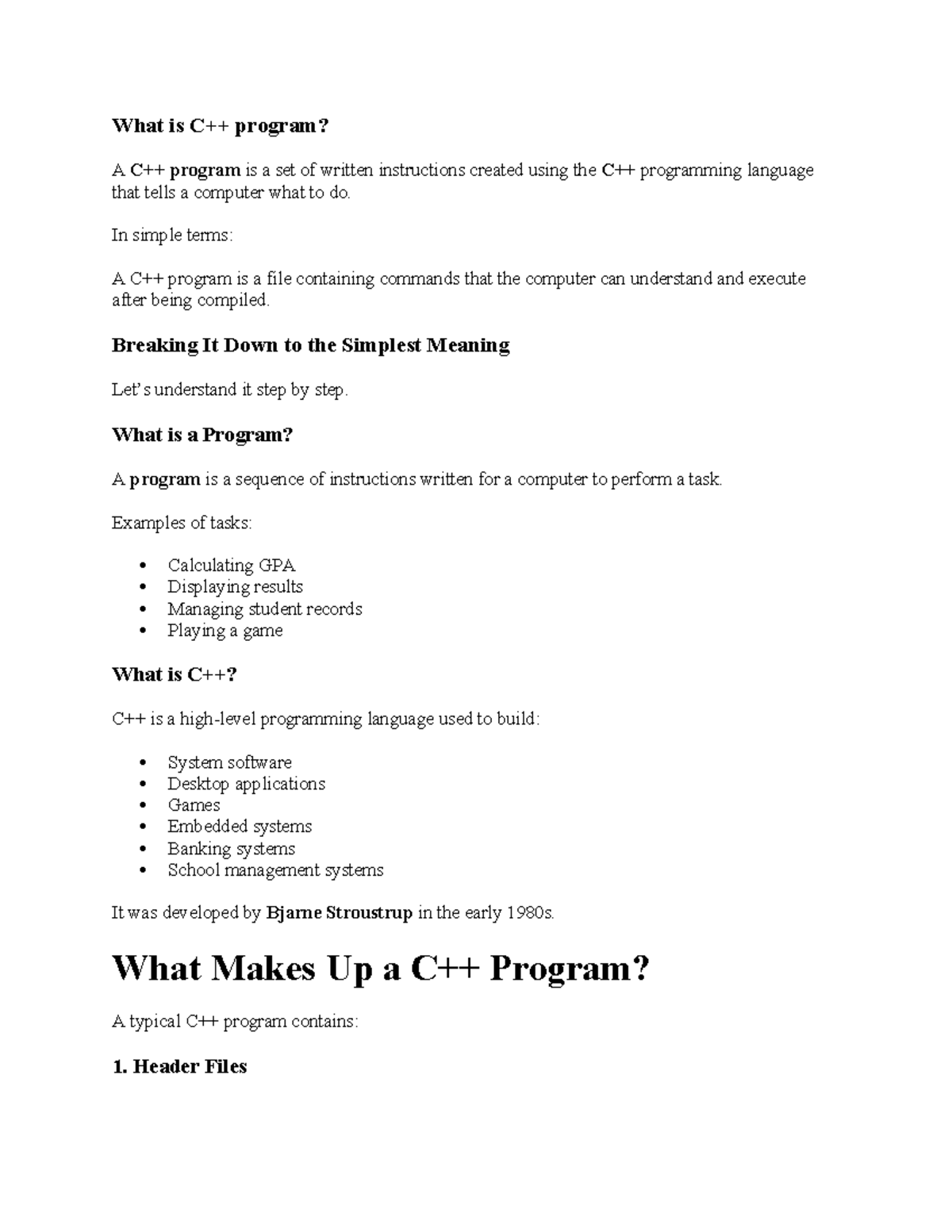 SWD 5: Understanding Programs and Their Components - Studocu