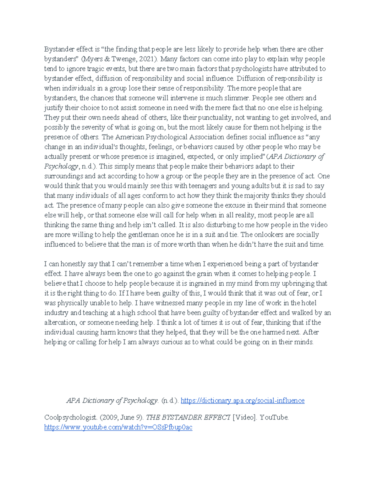 Bystander Effect: Understanding Social Influence and Responsibility ...