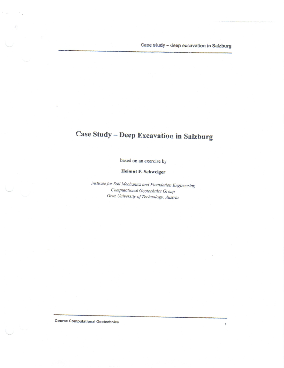 Deep excavation - Proporciona una guía de diseño para estabilidad de ...