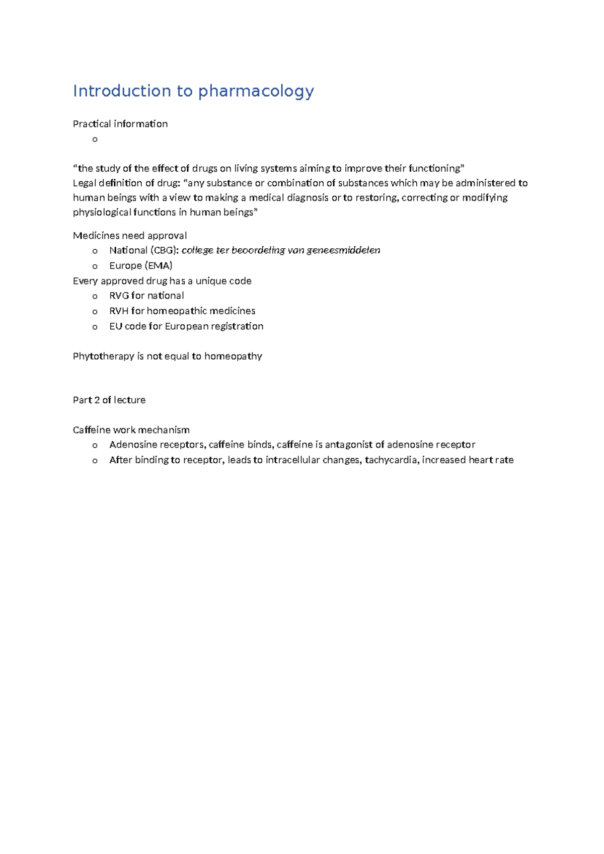 Pharma Lecture Notes: Key Concepts in Pharmacology & Drug Mechanisms ...