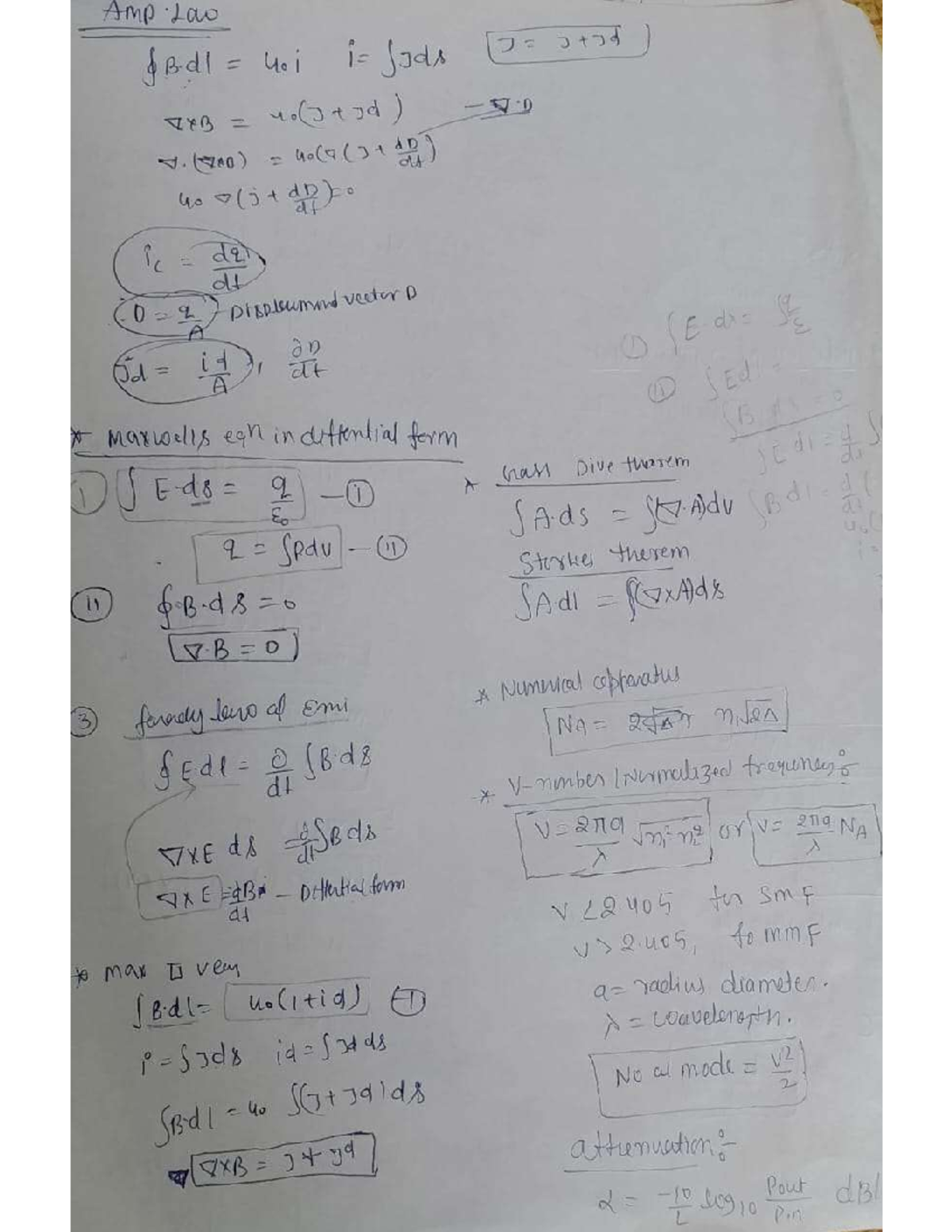 AMP Law Notes: Differential Forms & Theorems (Course Code: 401) - Studocu