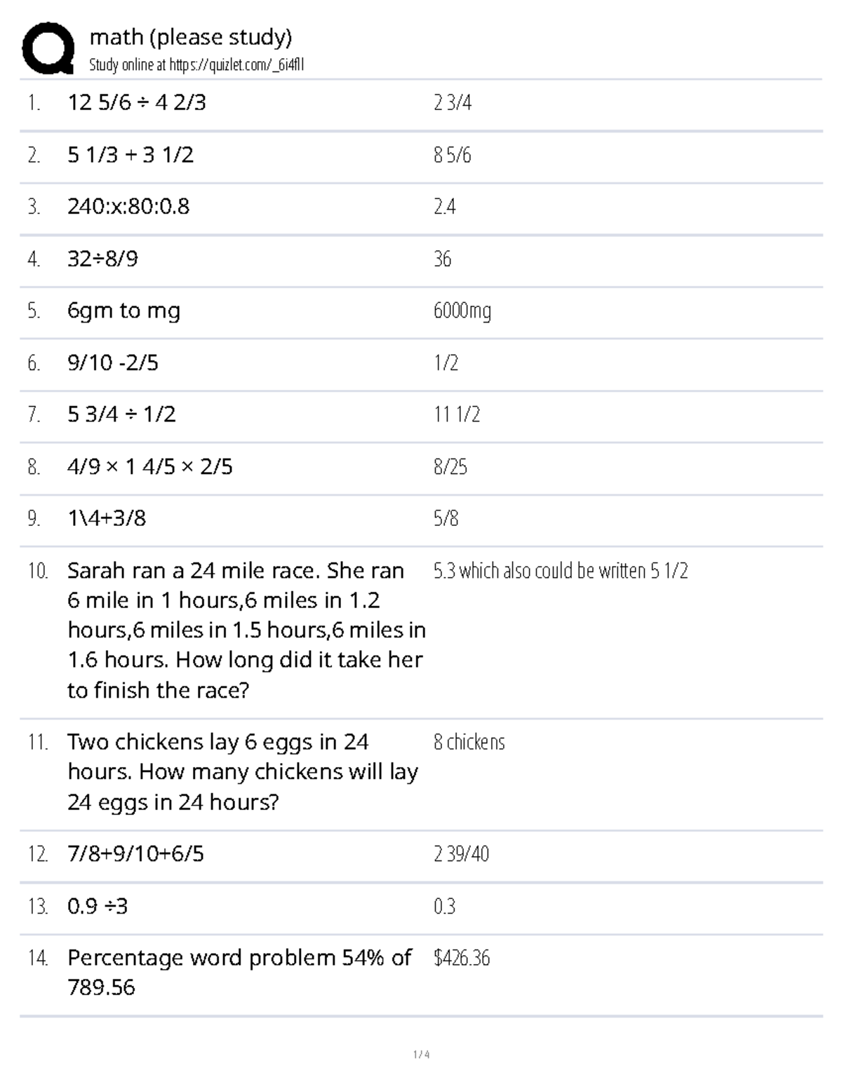 HESI Math Study Guide: Essential Practice Problems and Solutions - Studocu