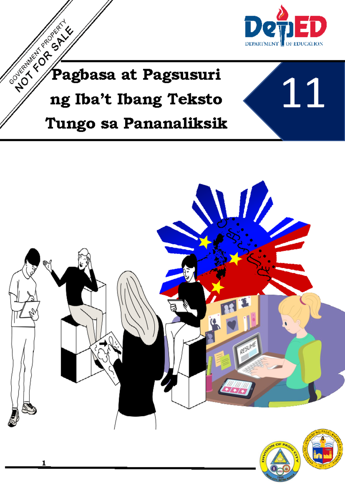 FIL11 Q3 M1 Pagbasa - Applied Subject - 11 Pagbasa at Pagsusuri ng Iba ...