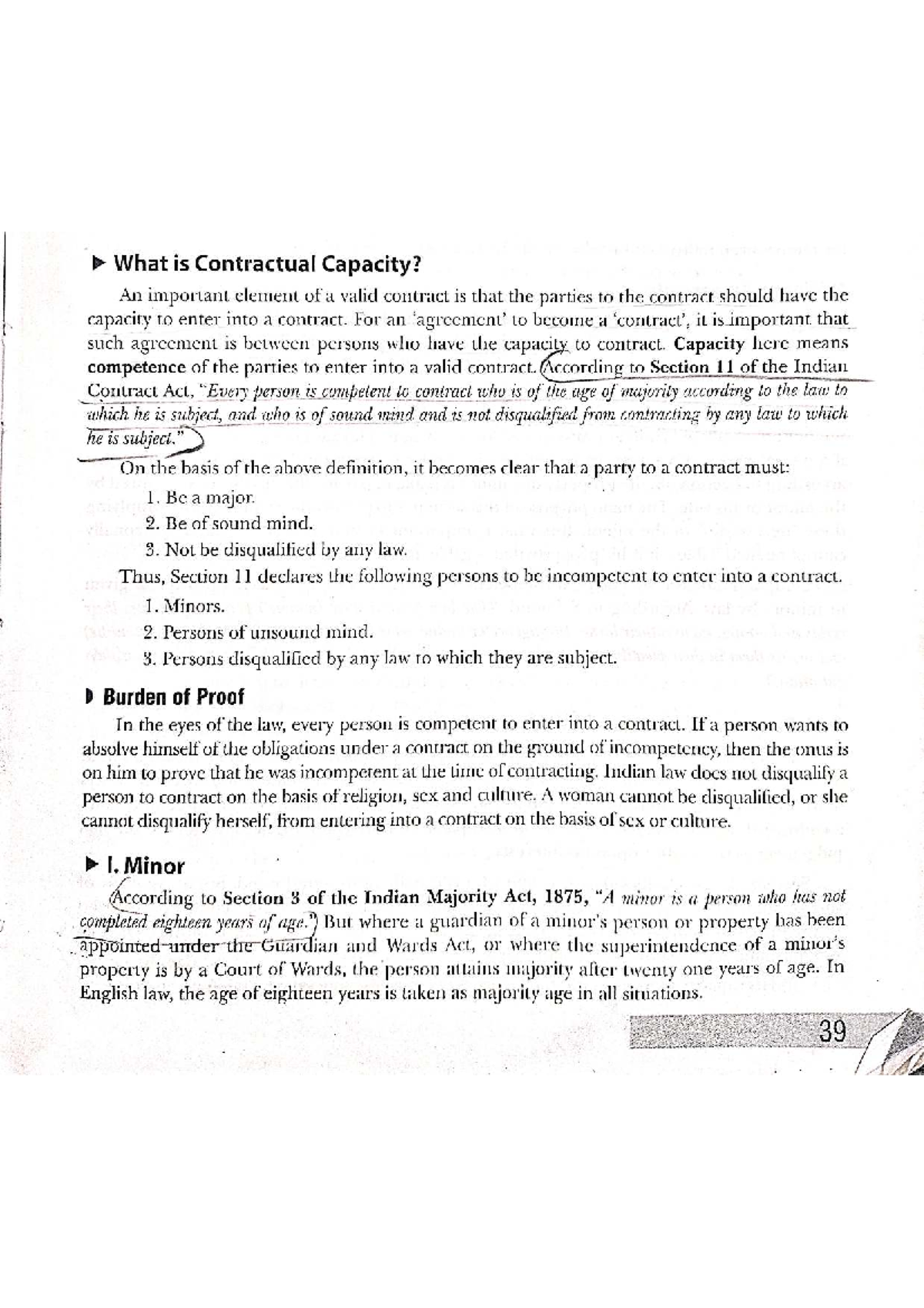 Contractual Capacity: Understanding Minors and Competency in Contracts ...