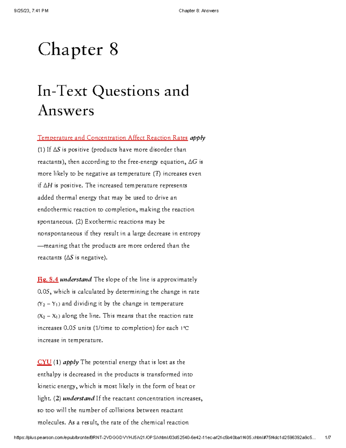 Chapter 8 Answers - Chapter 8 In-Text Questions and Answers Temperature ...