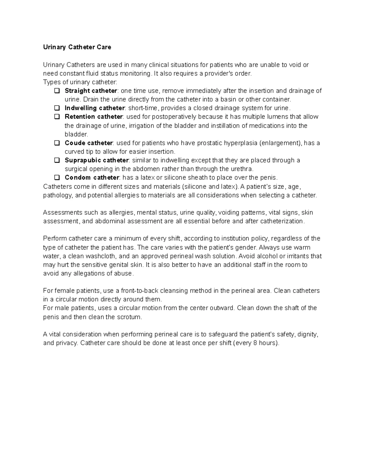 IVPB Skill Checklist - Clinical Procedure Guidelines 2025 - Studocu