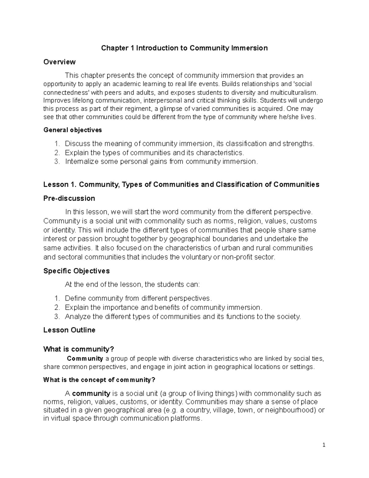 Module-IN-COM.- Immersion - Chapter 1 Introduction to Community ...