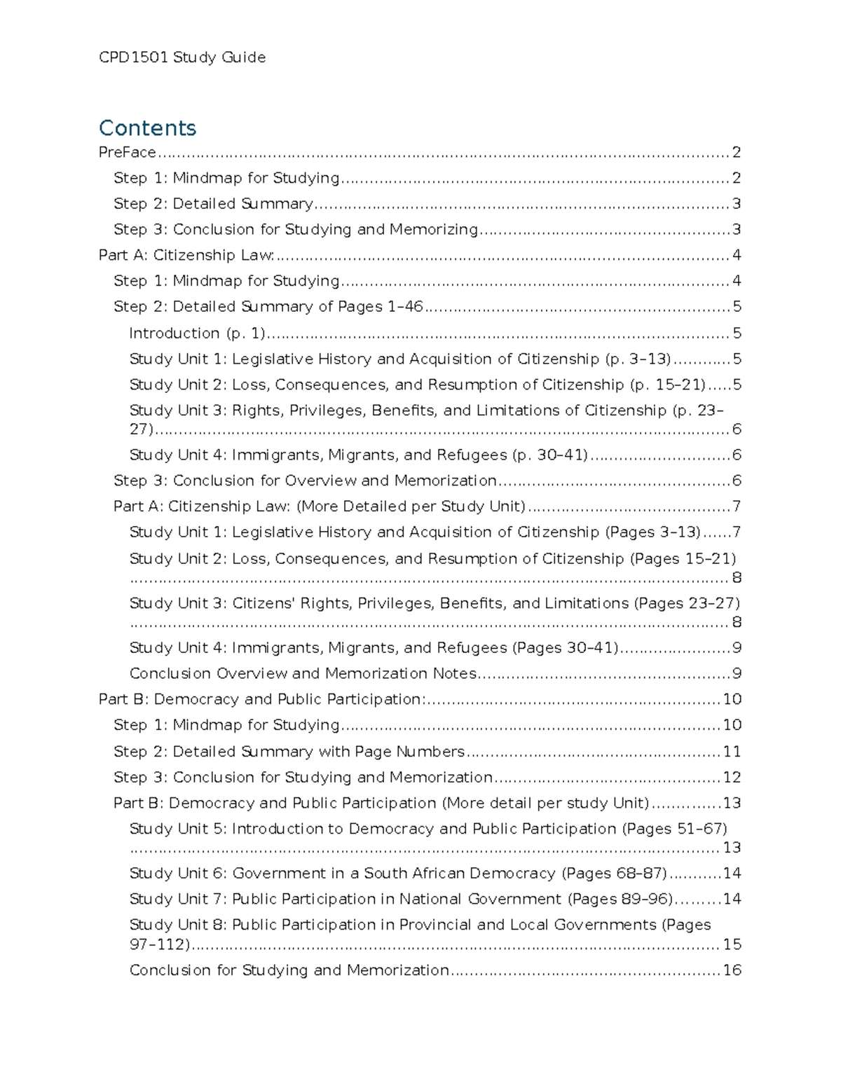 Forms of Democracy: An In-Depth Study Guide for CPD1501 - Studocu