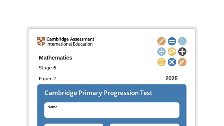 BLE Cambridge Assessment International Education Mathematics Stage 6 ...