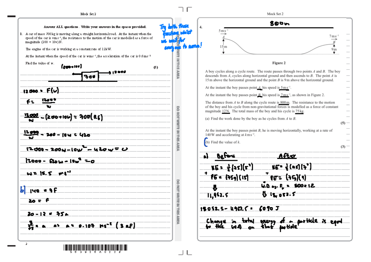A Level Further Maths FM1 (Edexcel) Mock Exam Hard Topic Questions ...