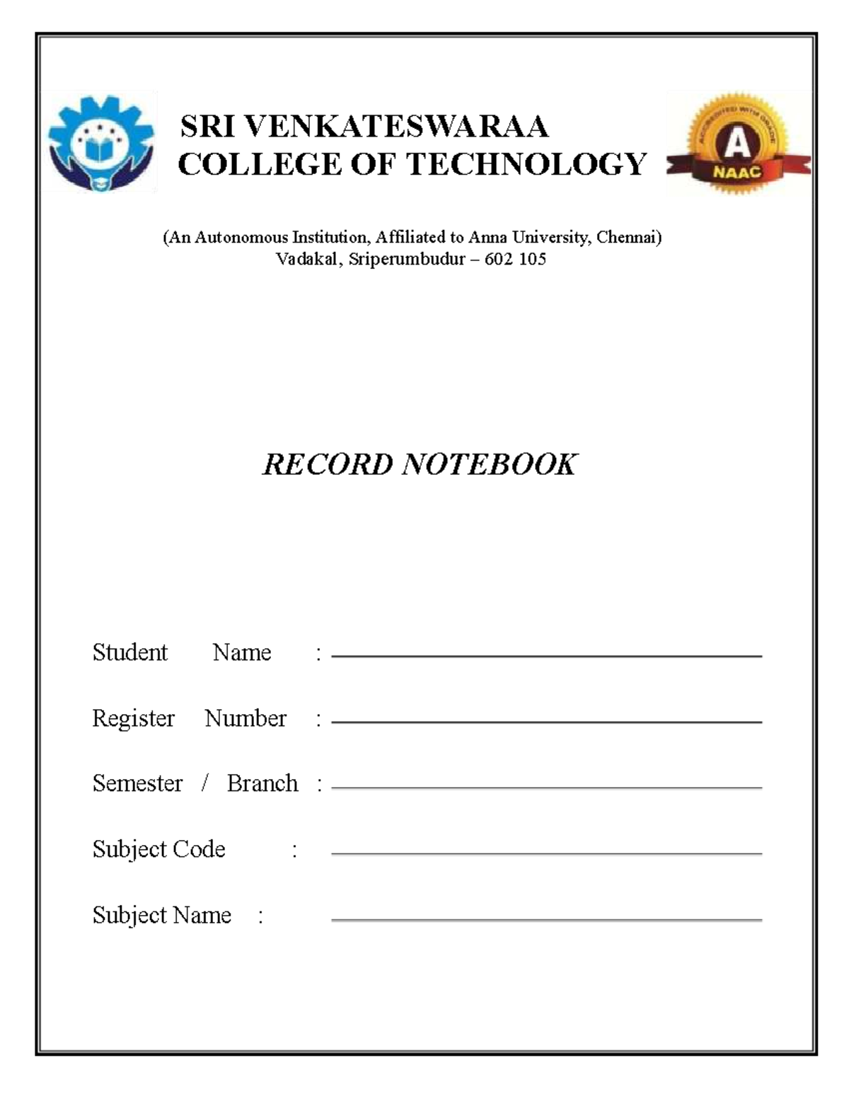 CP4212 Software Engineering Lab Record: Library & Voting System SRS ...
