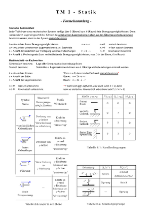 Übungen mit Lösungen TM 1 - Technische Mechanik 1 ...