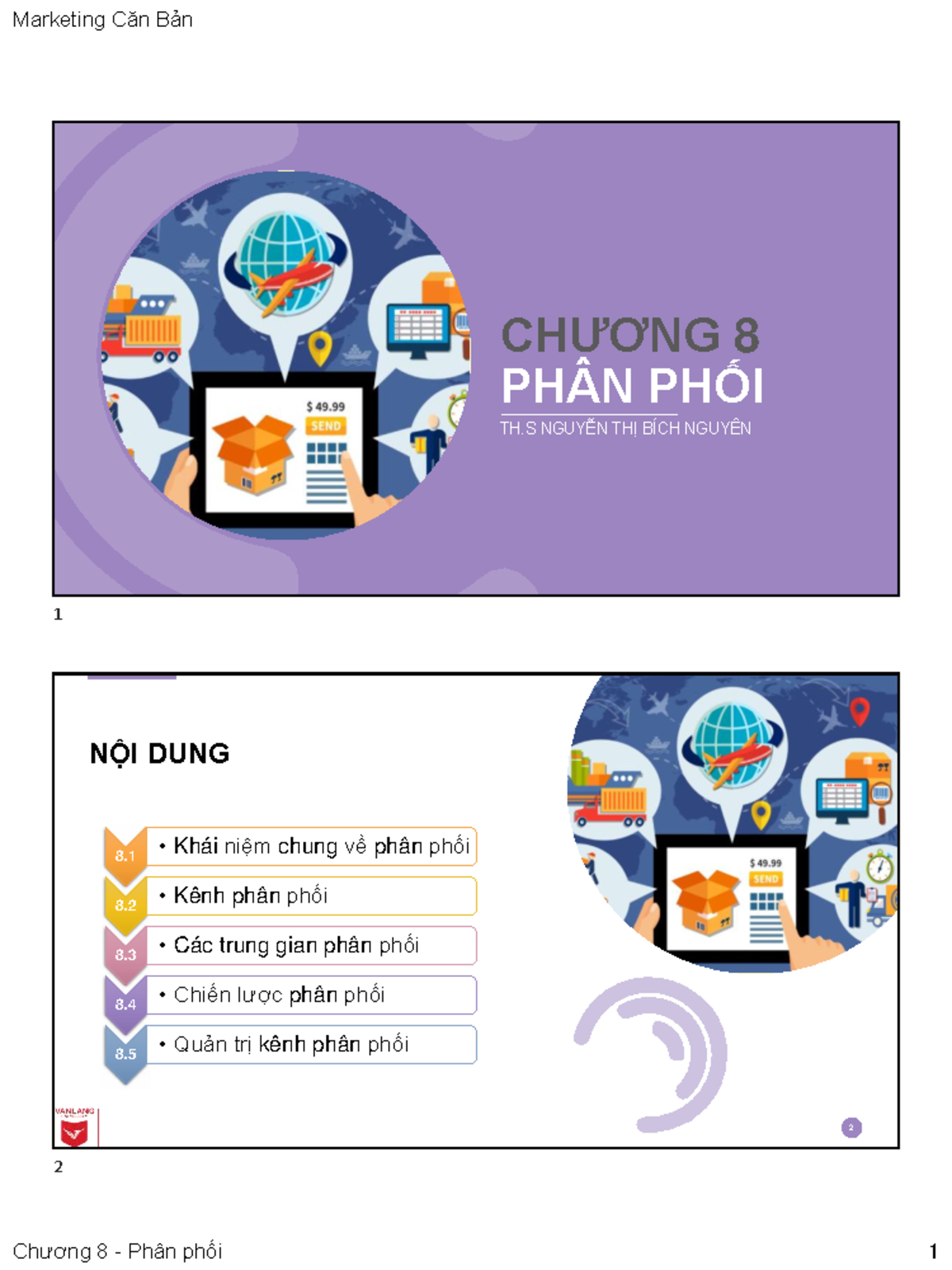 Marketing Căn Bản - Chương 8: Phân Phối (SV MCB-C8) - Studocu