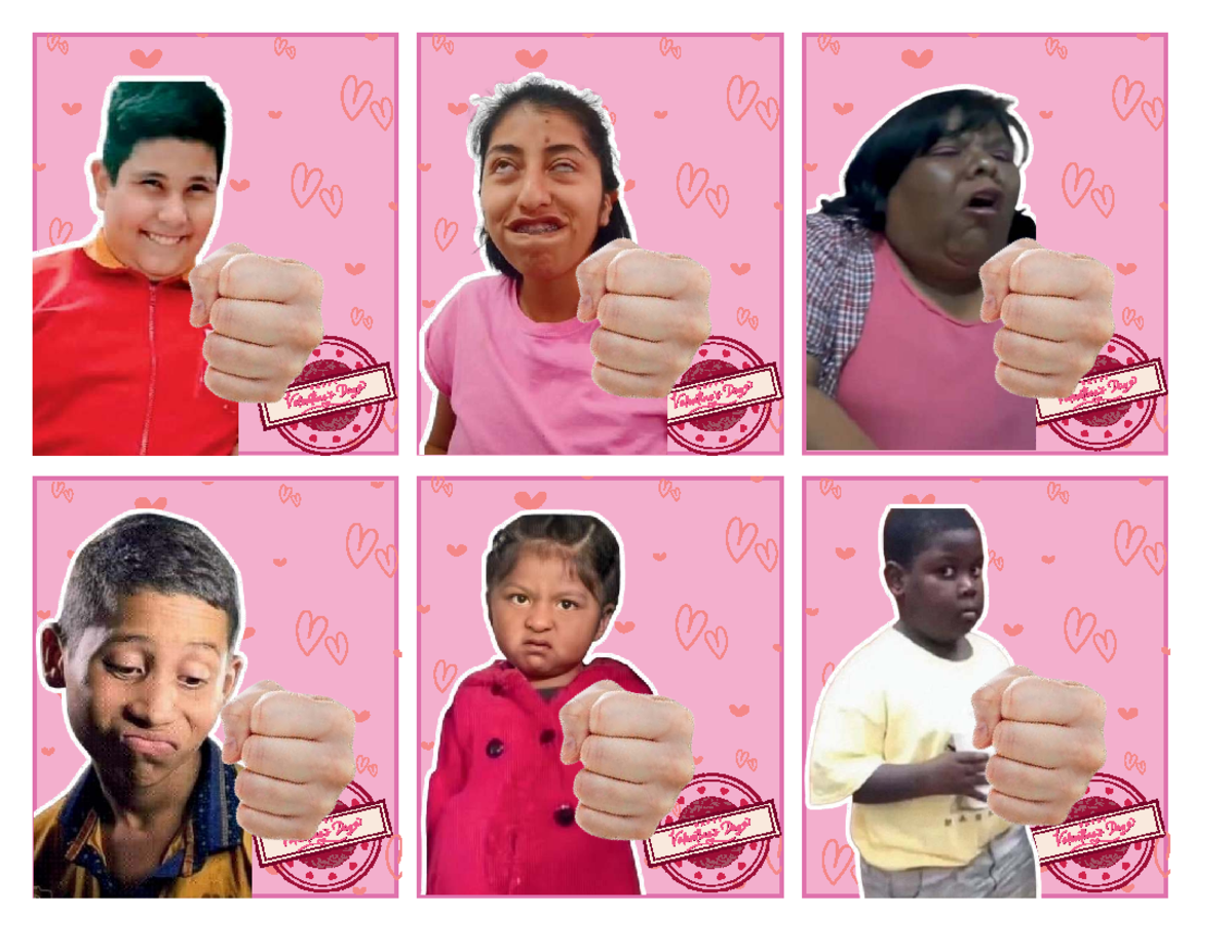 Terjeta Paletas Memes - Material para San Valentín - Studocu