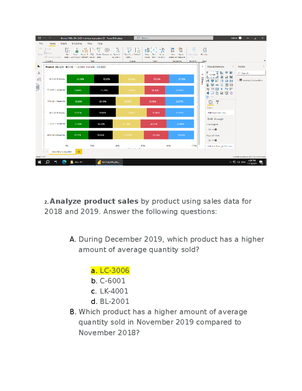 DATA 101 - Data Visualization Assignment on Product Sales Analysis ...