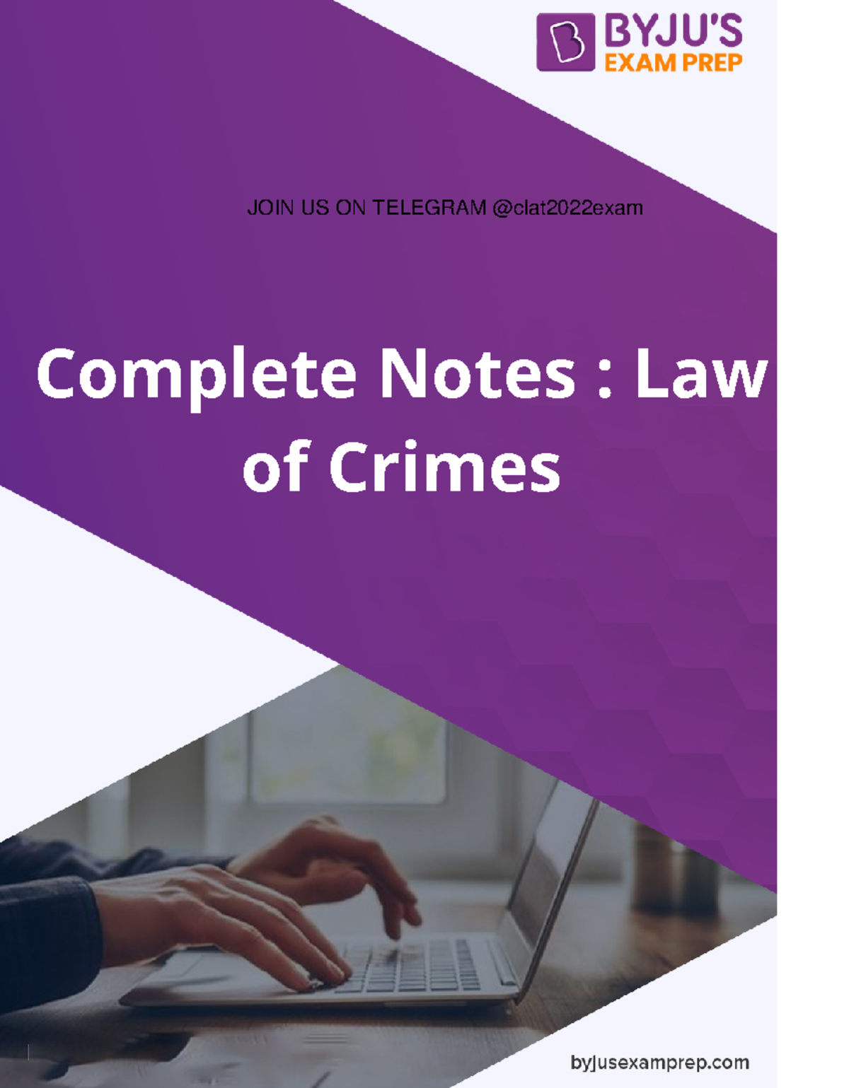 Law of Crimes: Comprehensive Study Notes and Key Concepts - Studocu