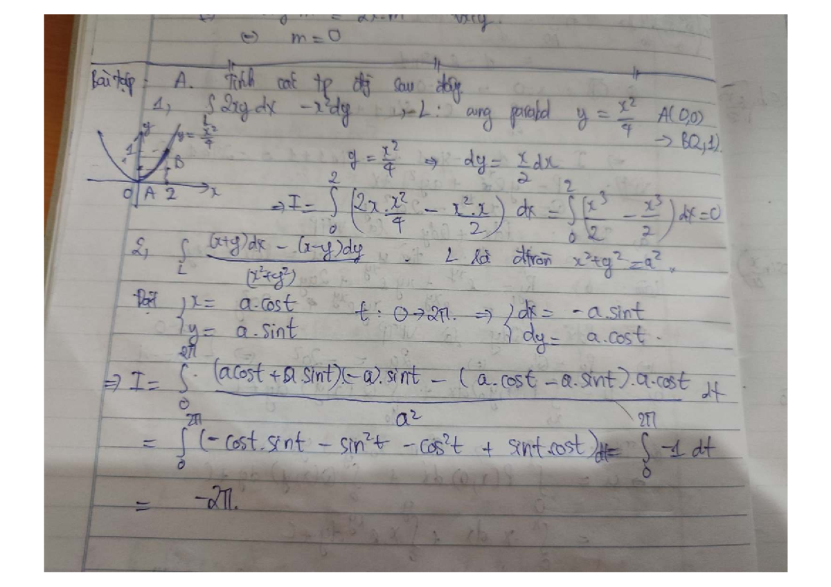 Math 101: Final Exam Review on Integrals and Curves - Studocu