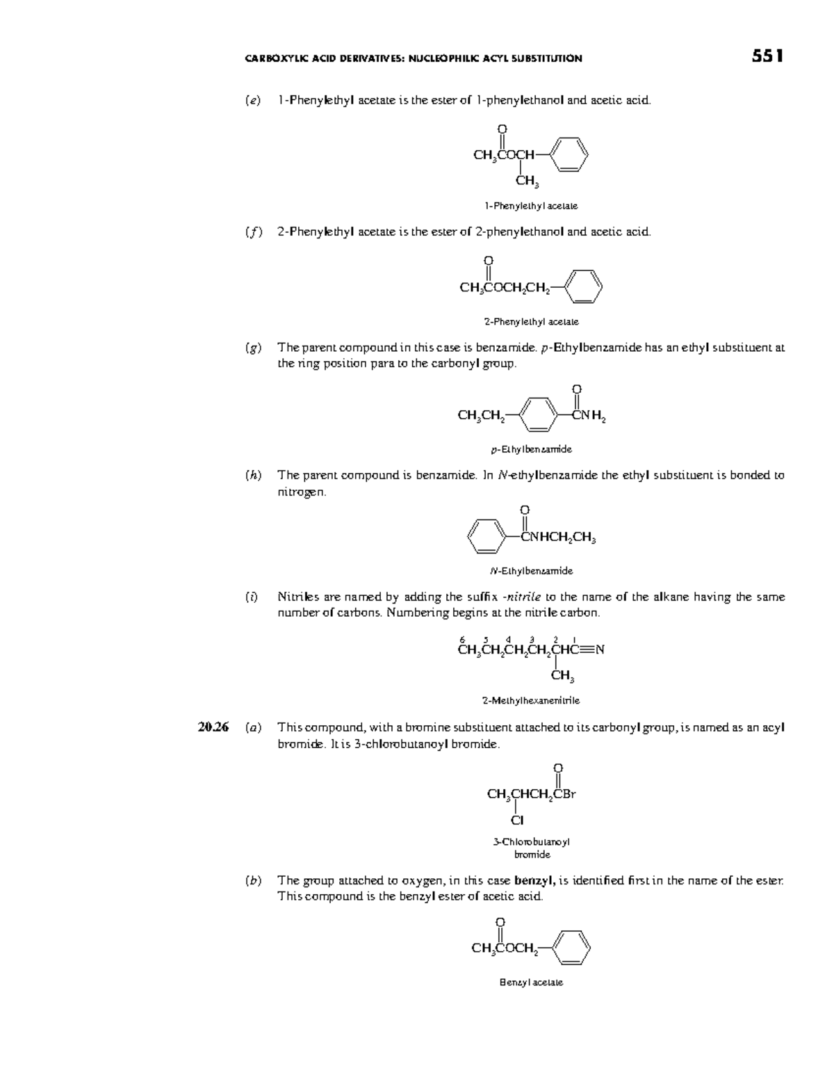 551 Organic Chemistry: Carboxylic Acid Derivatives & Nucleophilic Acyl ...