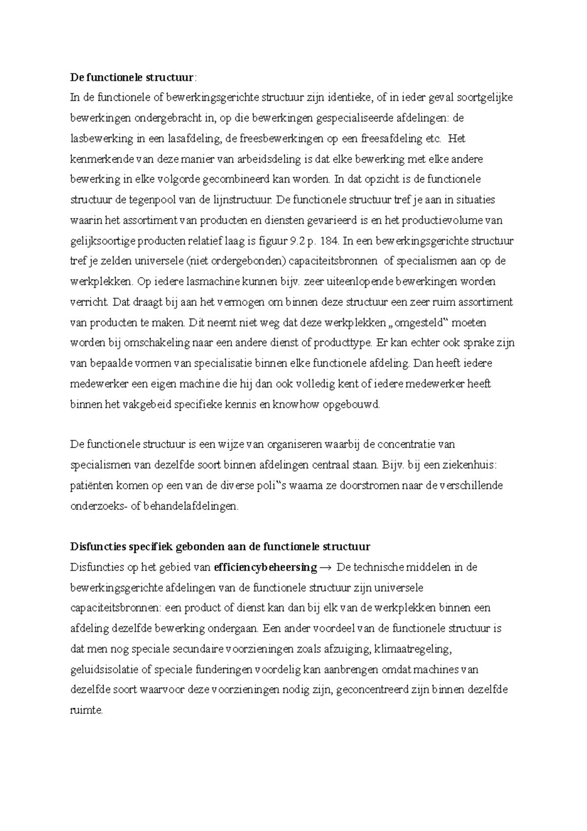 Functionele Structuur: Kenmerken en Disfuncties in Organisatie ...