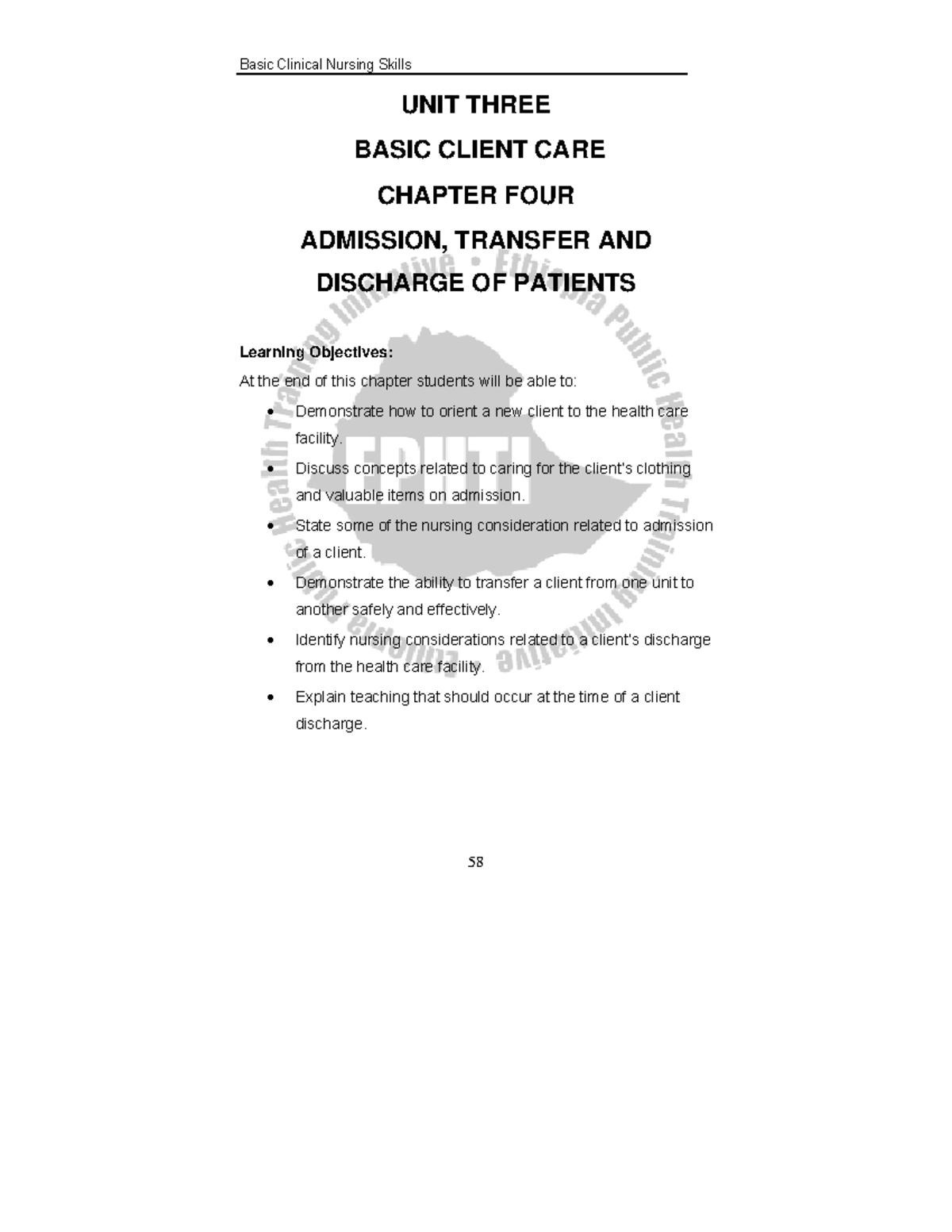 Basic Clinical Nursing Skills (20) - Basic Clinical Nursing Skills 58 ...