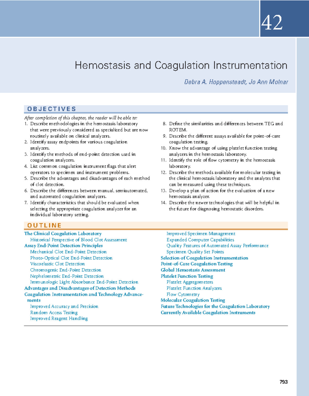 Hematology Lab Notes: Coagulation & Hemostasis Instrumentation (42 ...
