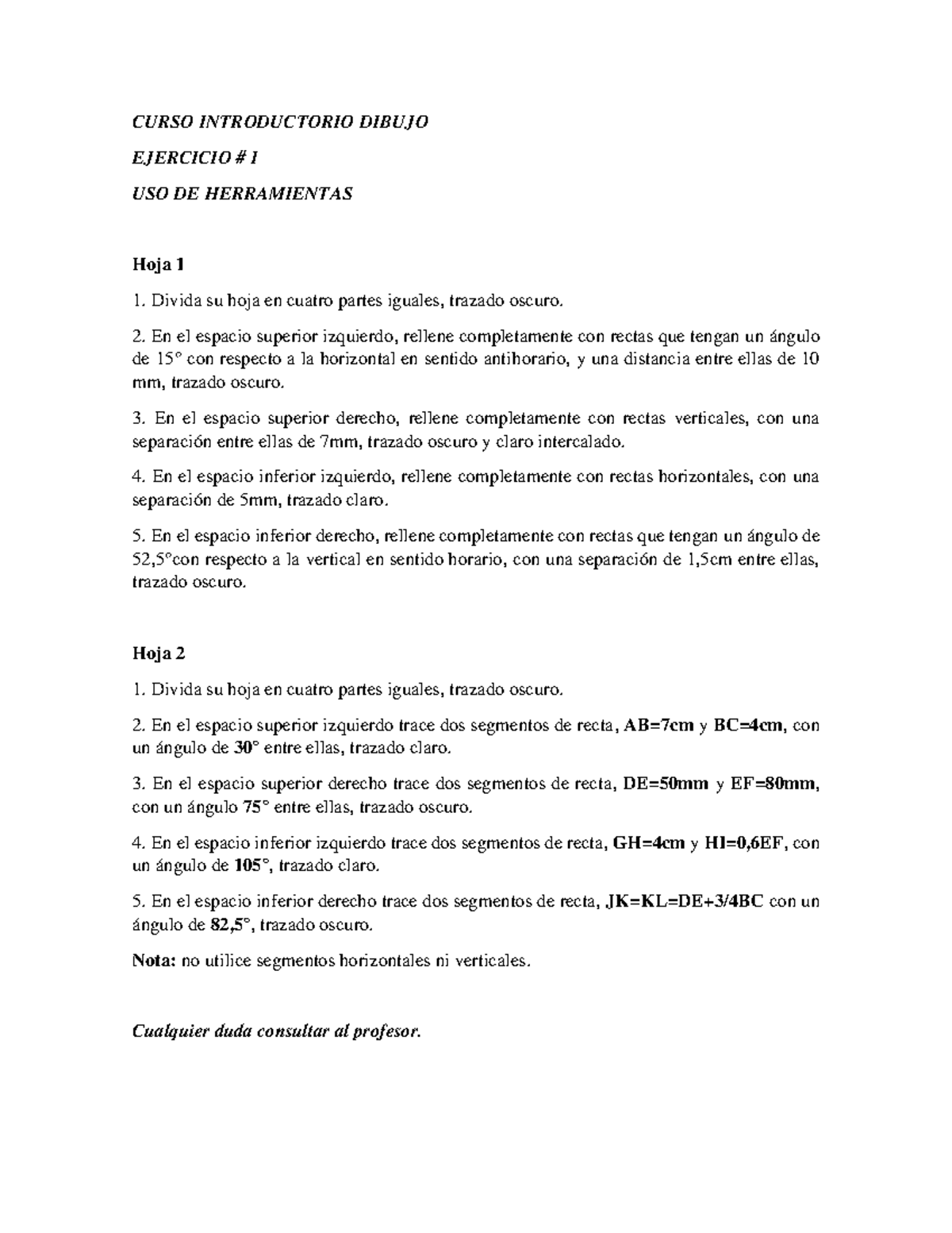 Ejercicios Prácticos De Dibujo Curso Introductorio Dibujo Studocu