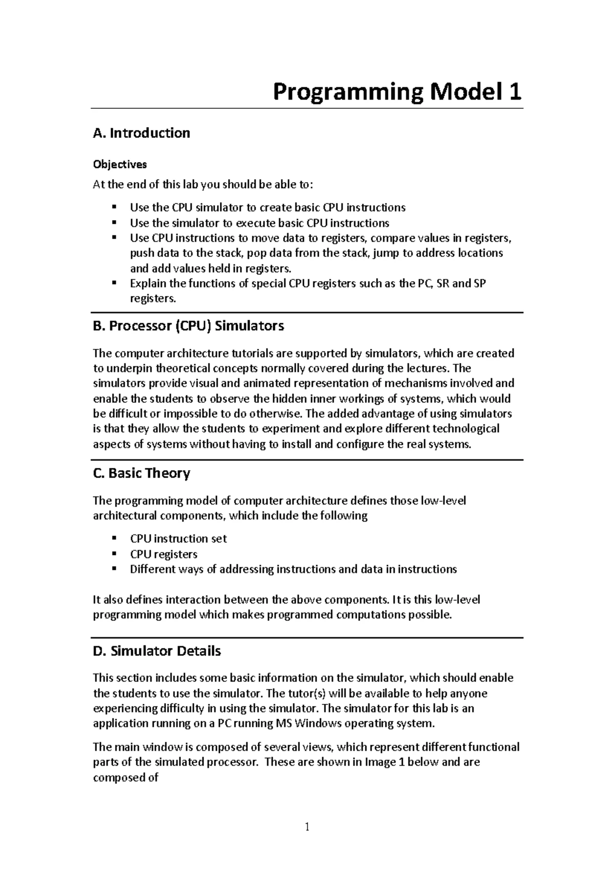 Oops Lecture Notes Complete Pdf Object Oriented Programming Using