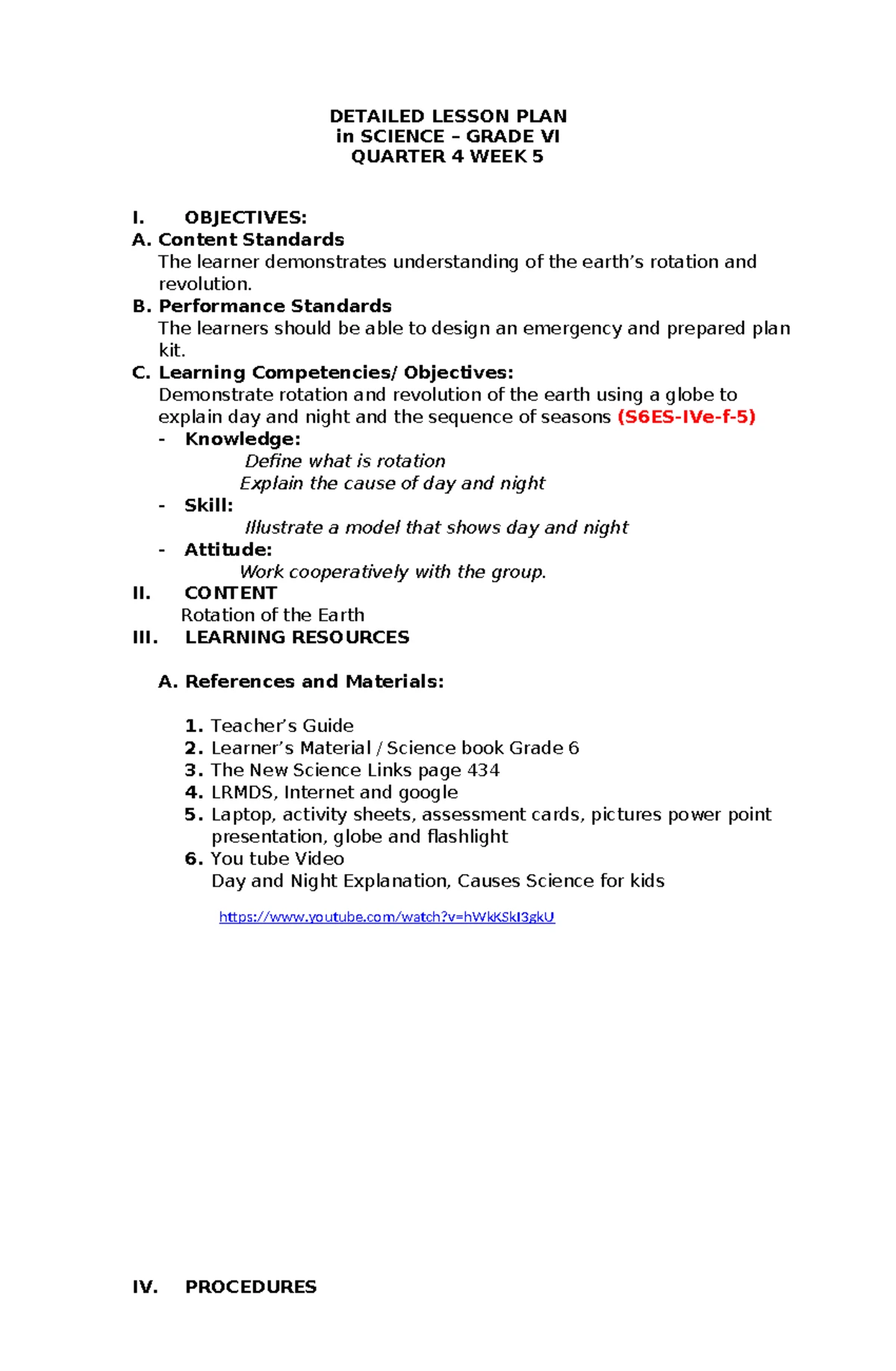 Final DLP Q4-M2: Expanding Outline Content in English 8 Lesson Plan ...