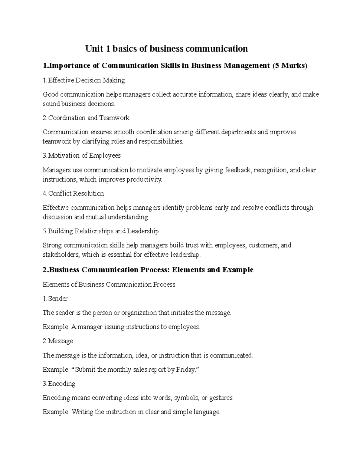 Business Communication Basics: Skills, Processes, and Strategies - Studocu